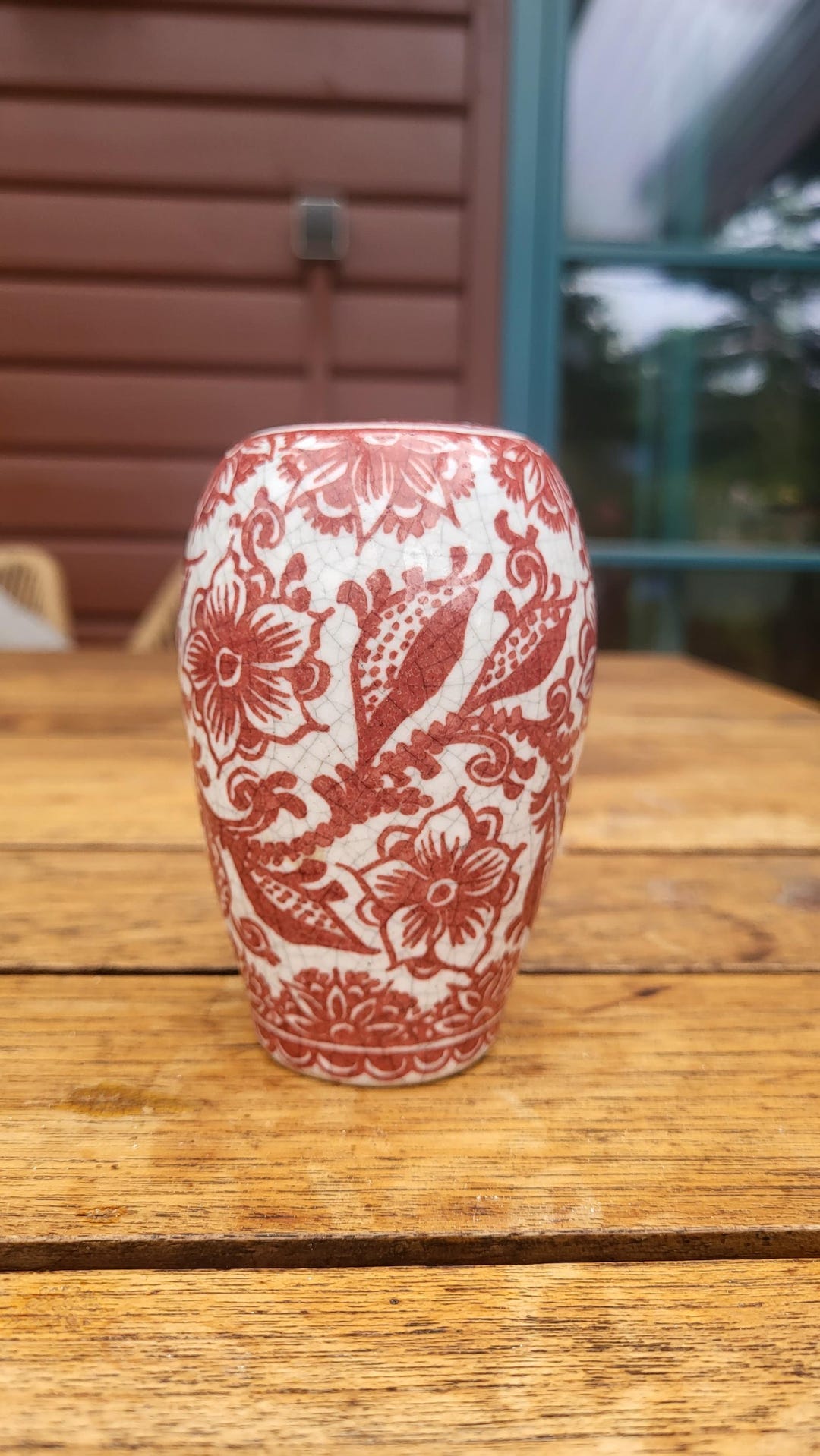 Delft "rood Craquele" "red Crackle"porceleyne Fles - Etsy