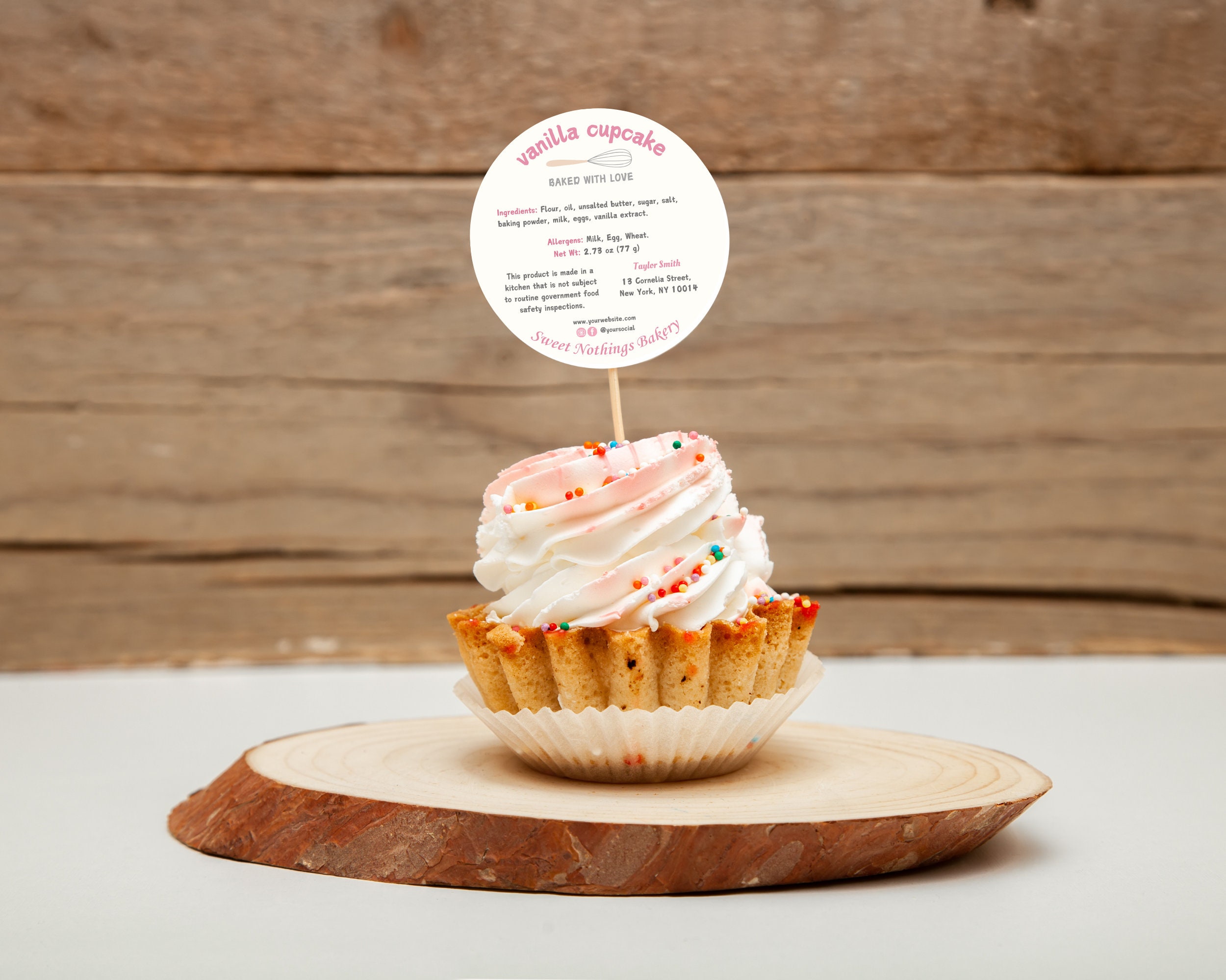 Cottage Food Label | Editable Cottage Law Label Template | Ingredient ...