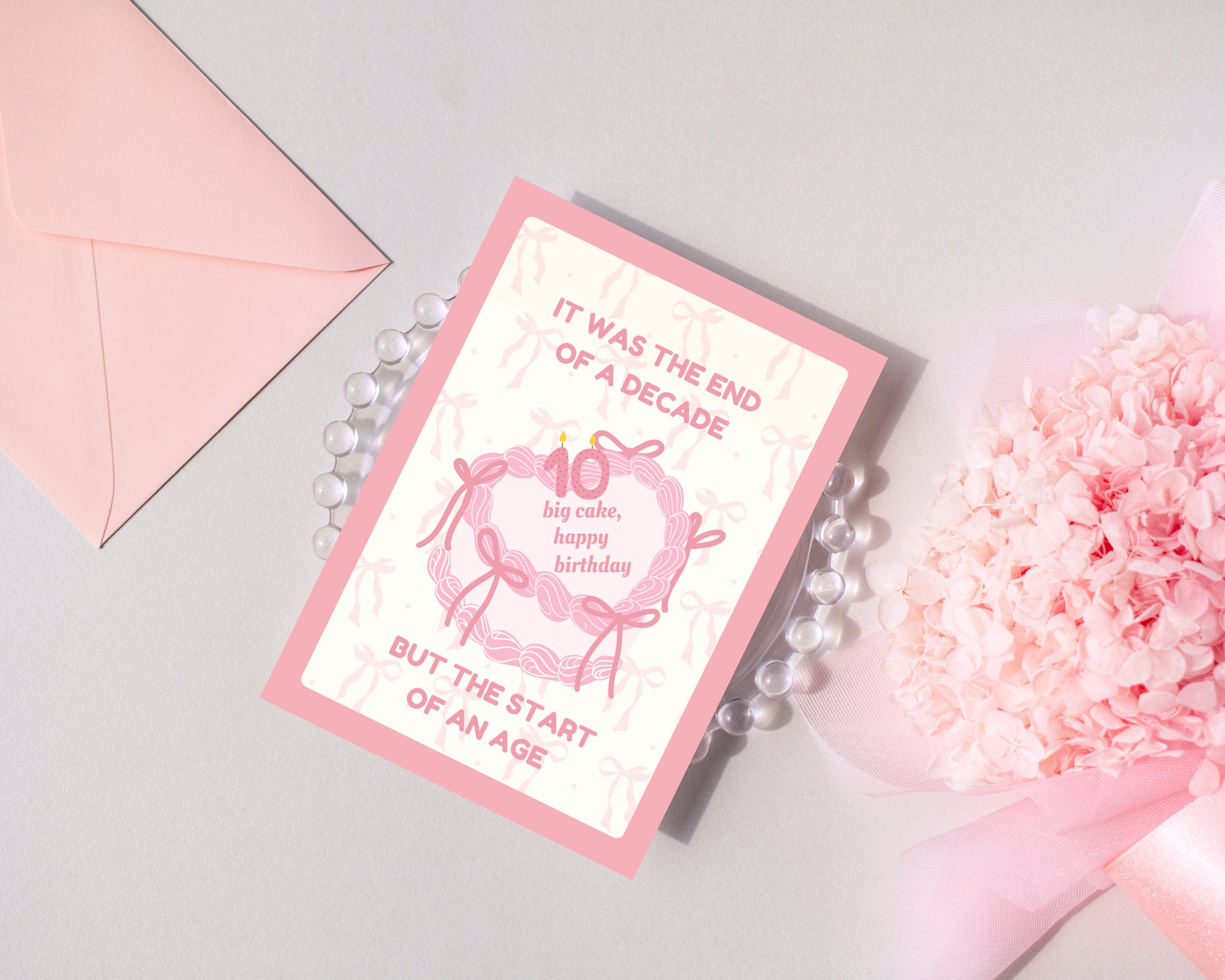 Decades Birthday Card | Taylor Printable Birthday Card | 20th Birthday ...