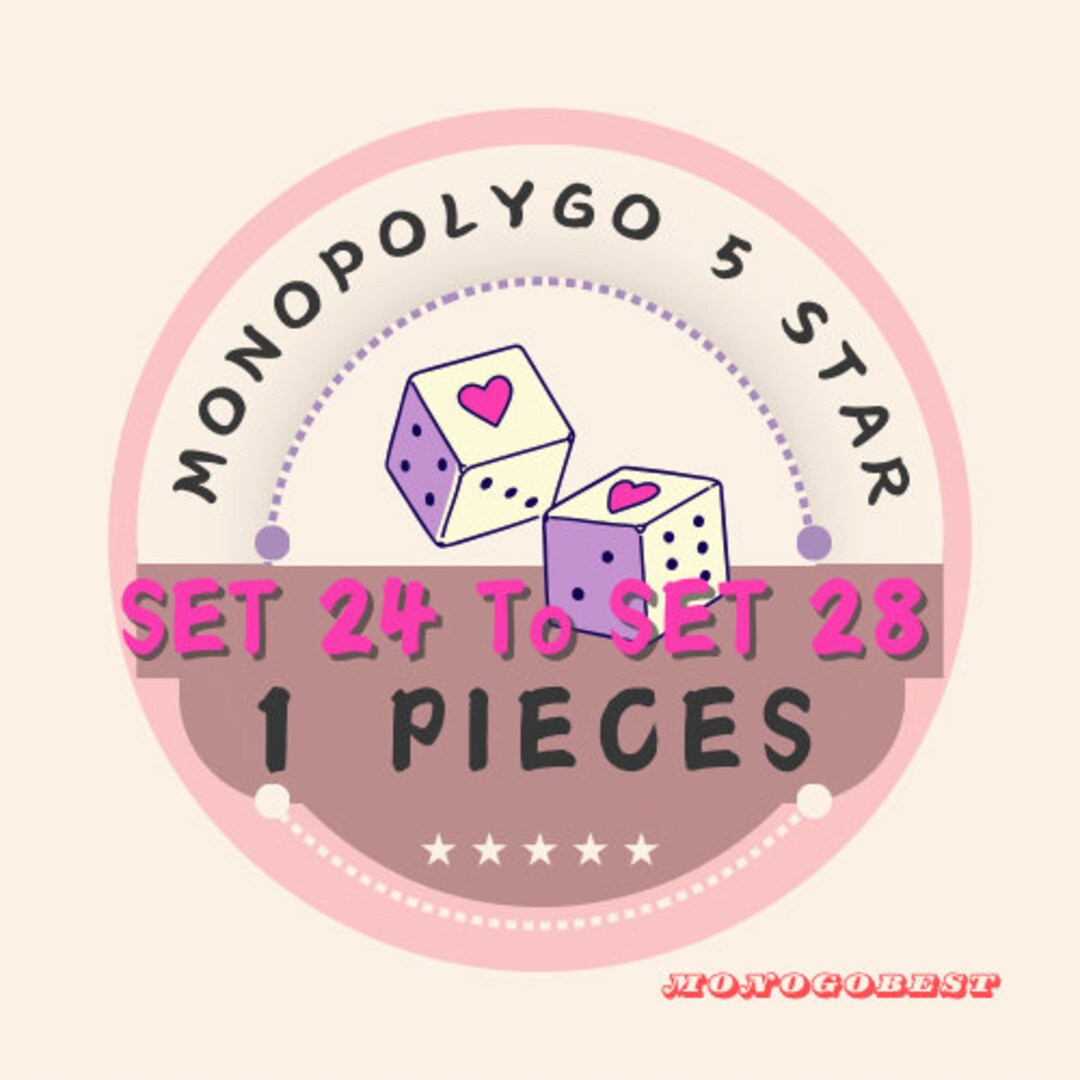 Monopolygo 5 Star Sticker Album 2FAST SEND - Etsy