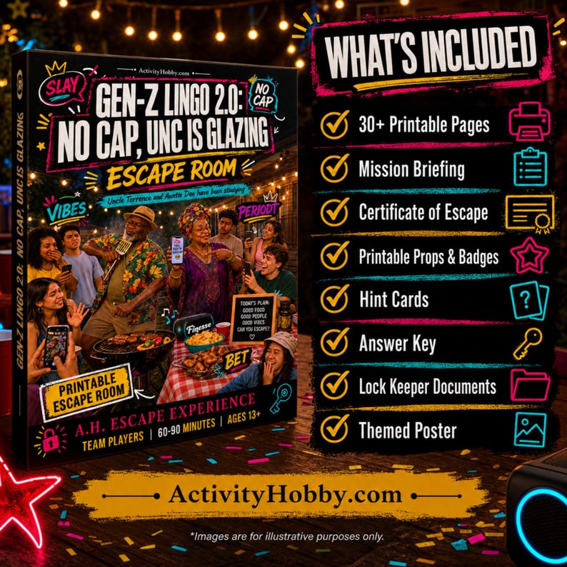 Escape Room for Teens | Escape Room Kit Teens | Escape Room for Adults ...