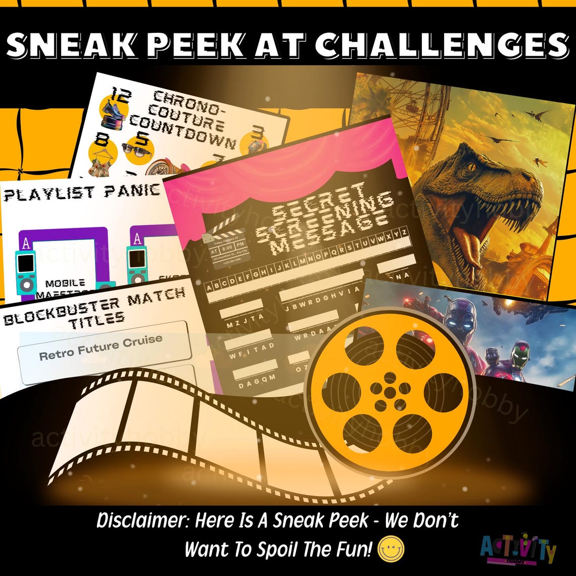 Pop Culture Escape Room Kit | Printable Family Game Night (PDF) - Etsy