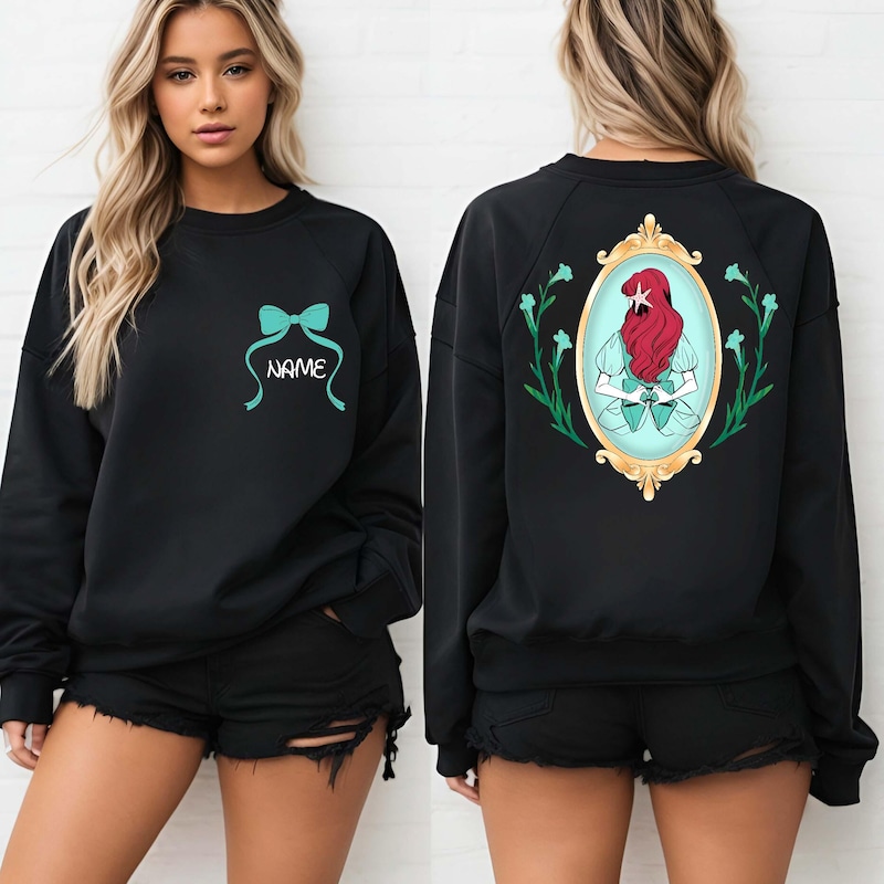 Ariel Mermaid Hoodies - Etsy