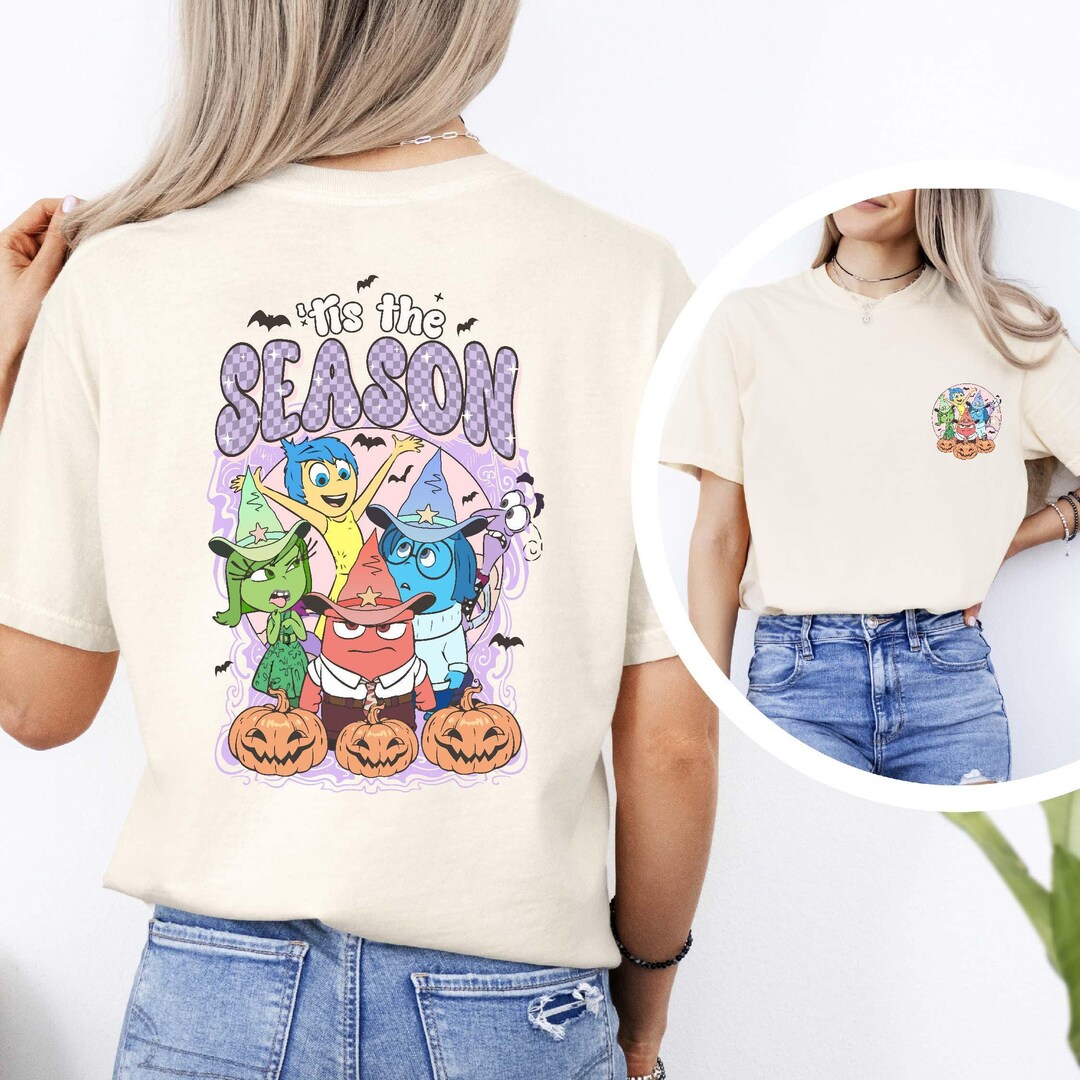 Disney Halloween Inside Out Spooky Season Shirt, Comfort Colors Inside ...