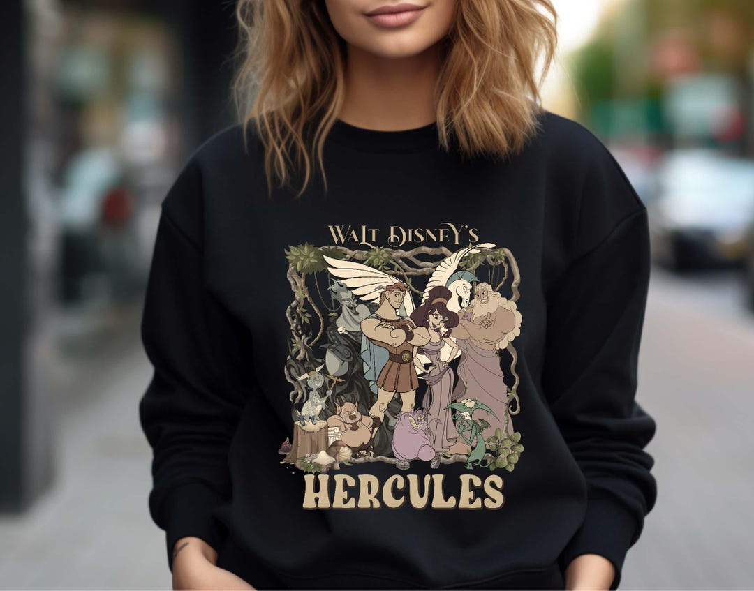 Retro 90's Disney Hercules Sweatshirt, Hercules Crewneck, Disney ...