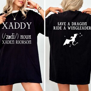 Comfort Colors Xaddy Shirt, Xaden Riorson Shirt, Xaden Fourth Wing ...