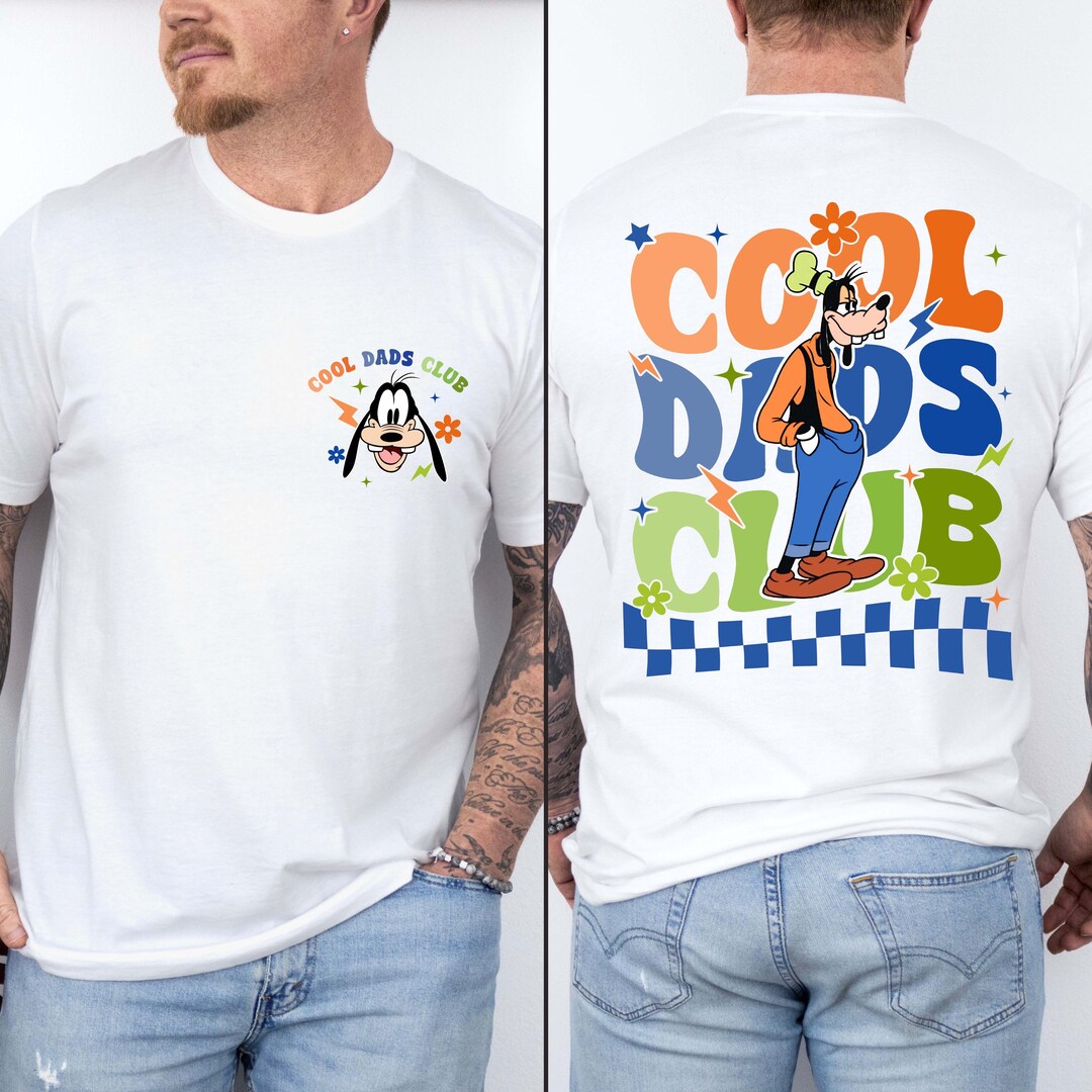 Disney Goofy Cool Dads Club Shirt, Disneyworld Goofy Daddy Shirt ...