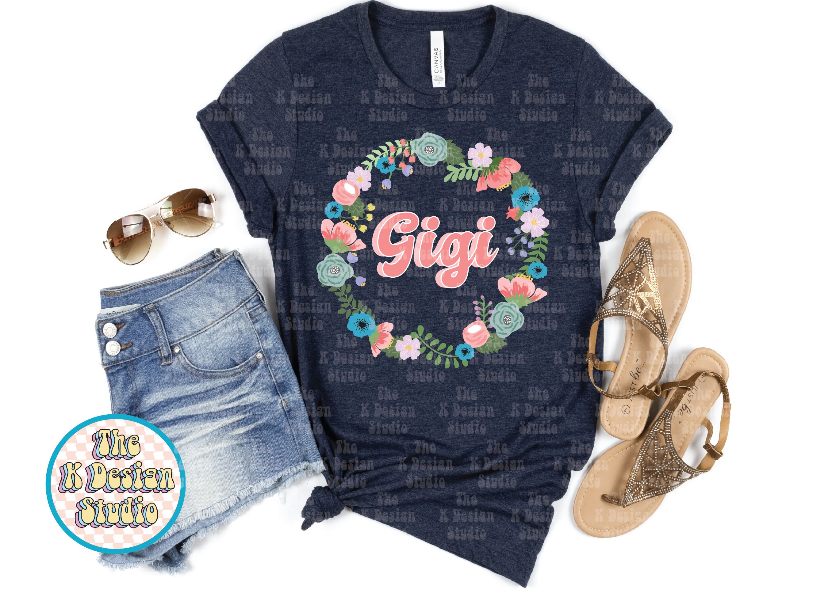 Gigi Png Floral Gigi Png Floral Gigi Design Digital Download Shirt