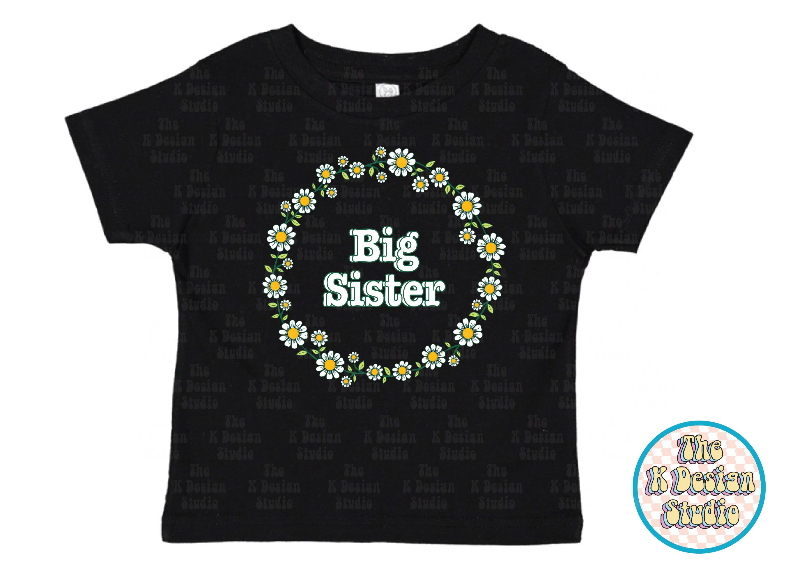 Big Sister PNG, Floral Big Sister Png, Floral Big Sister Design, Sister ...