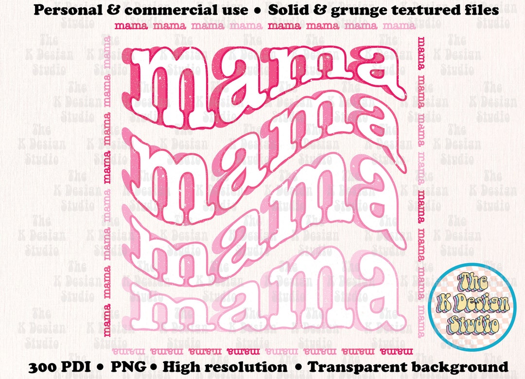 Mama PNG, Mama Pink Dtg Design, Valentine's Png Mama Sublimation, Mama ...