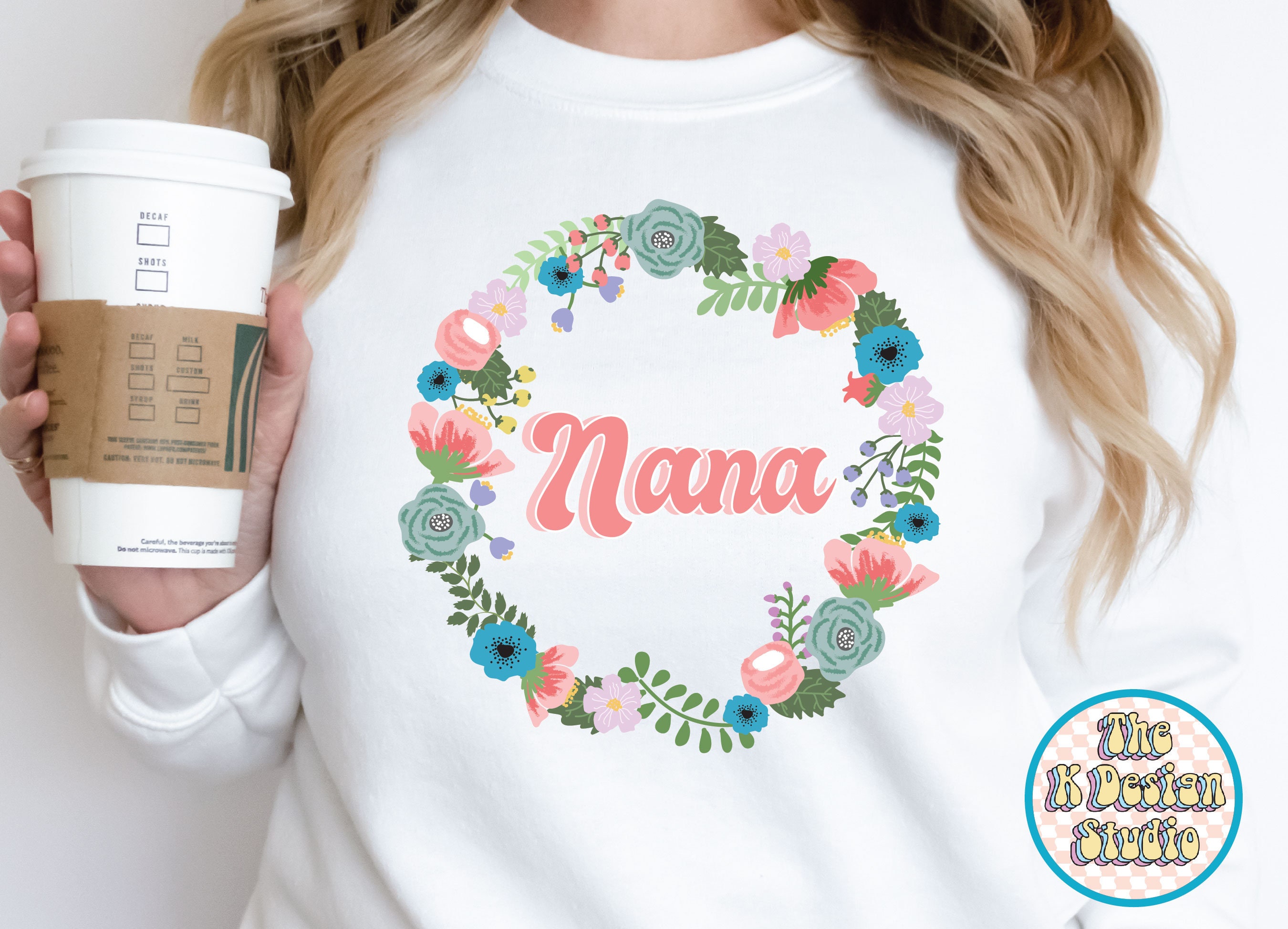 Nana PNG, Floral Nana Png, Floral Nana Design, Digital Download, Shirt Designs, Nana Sublimation ...