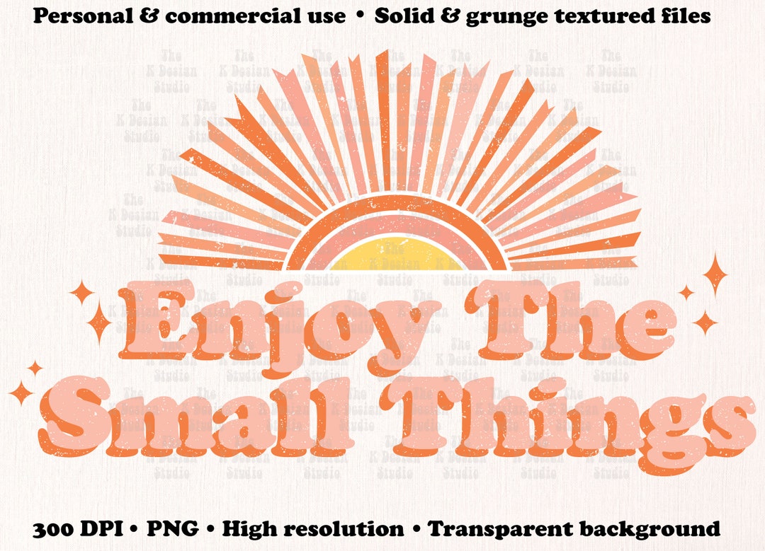 Enjoy the Small Things Png, Sunset Png, Enjoy Life Png, Positivity Png ...