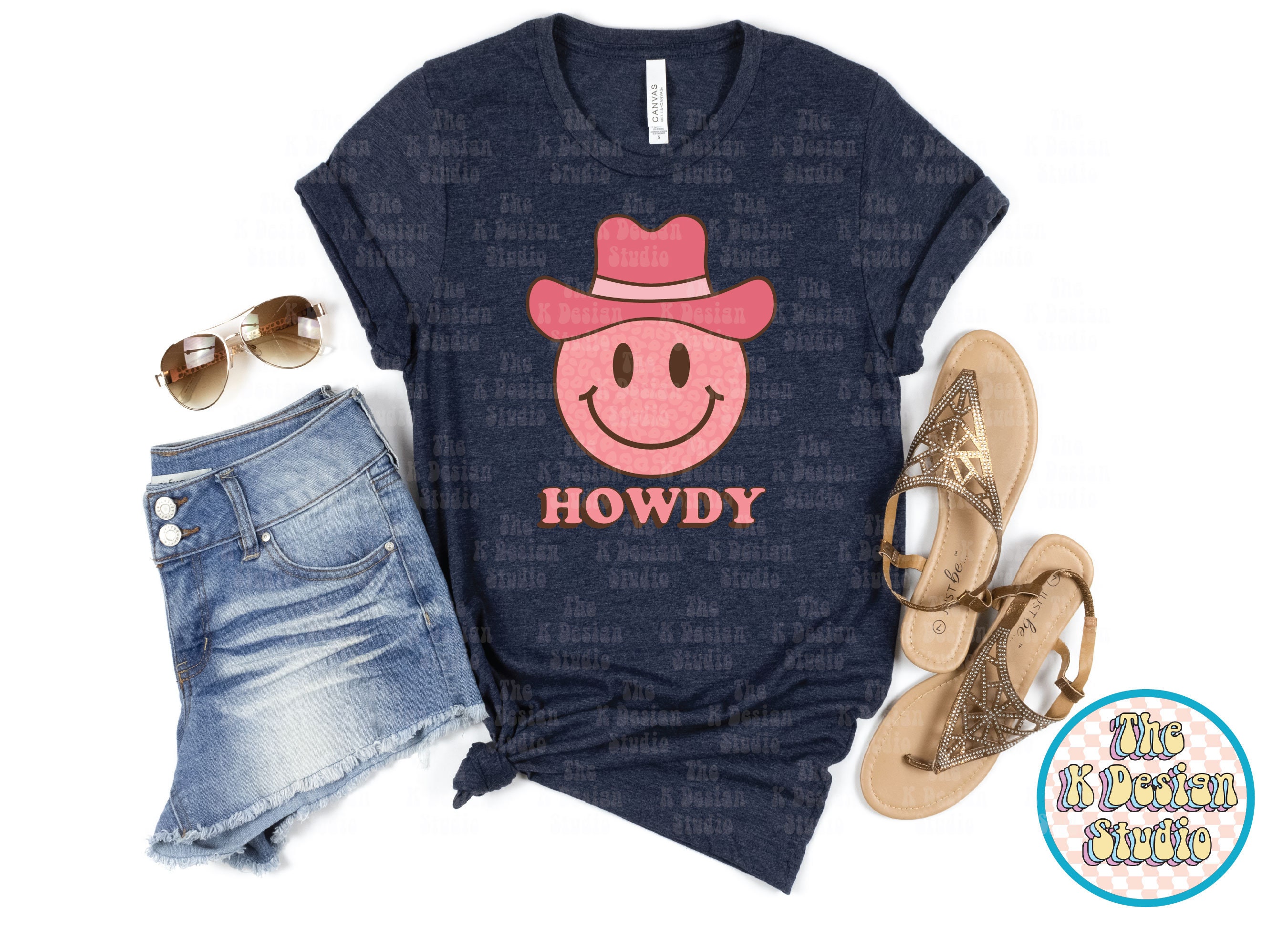 Howdy Png, Howdy Smiley Face Png, Western Png, Cowboy Hat Png File ...