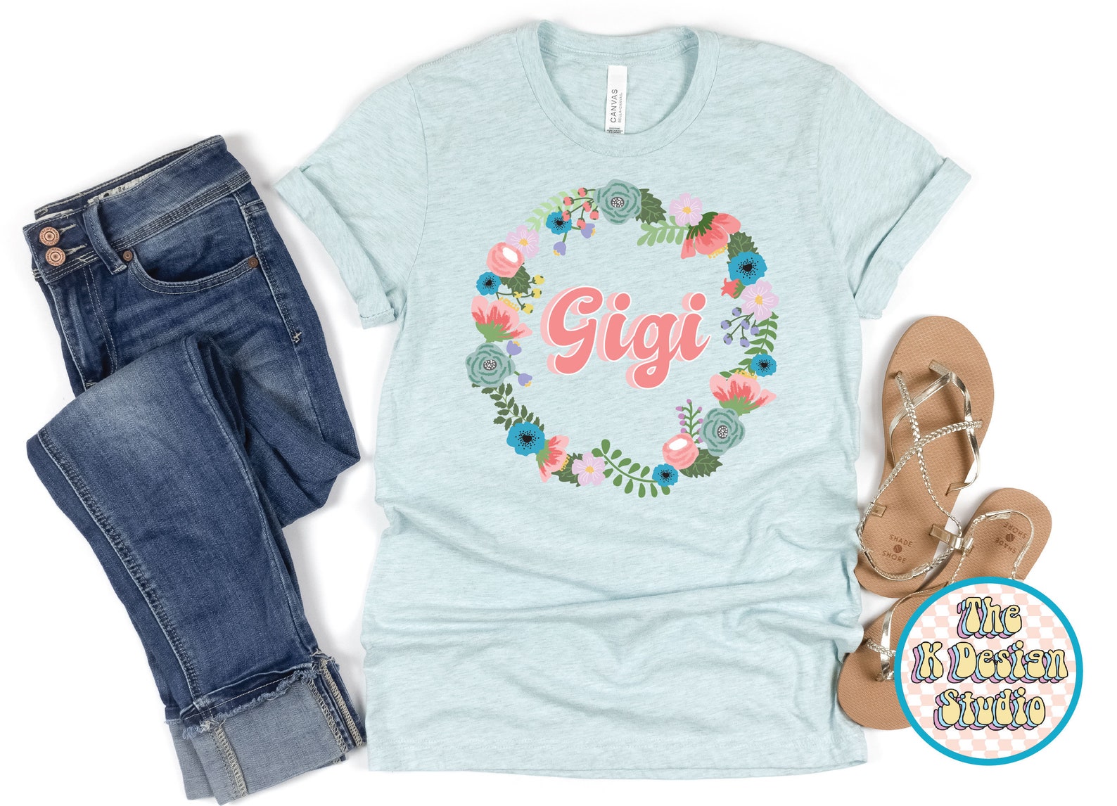 Gigi PNG, Floral Gigi Png, Floral Gigi Design, Digital Download, Shirt ...