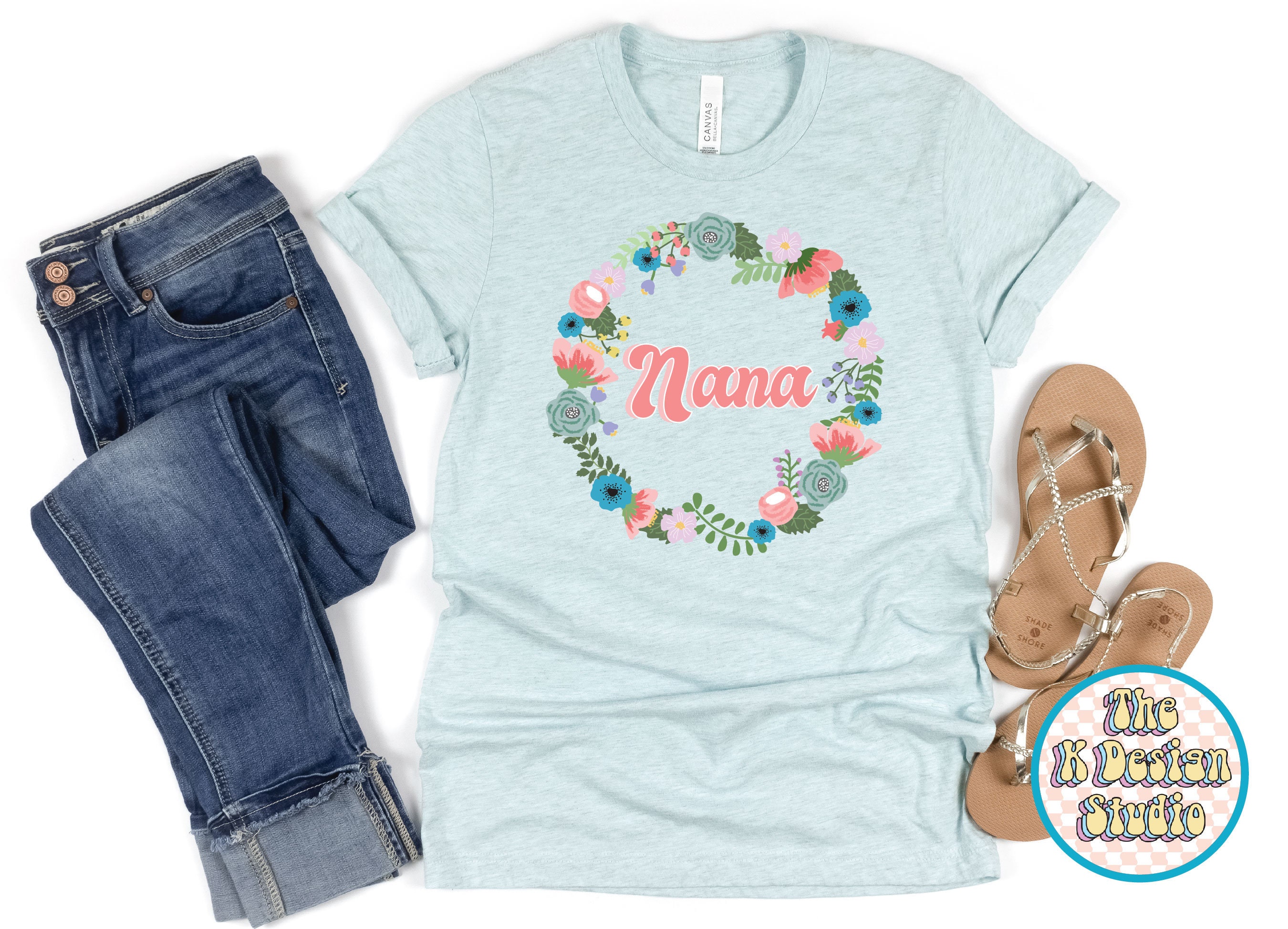 Nana PNG, Floral Nana Png, Floral Nana Design, Digital Download, Shirt Designs, Nana Sublimation ...