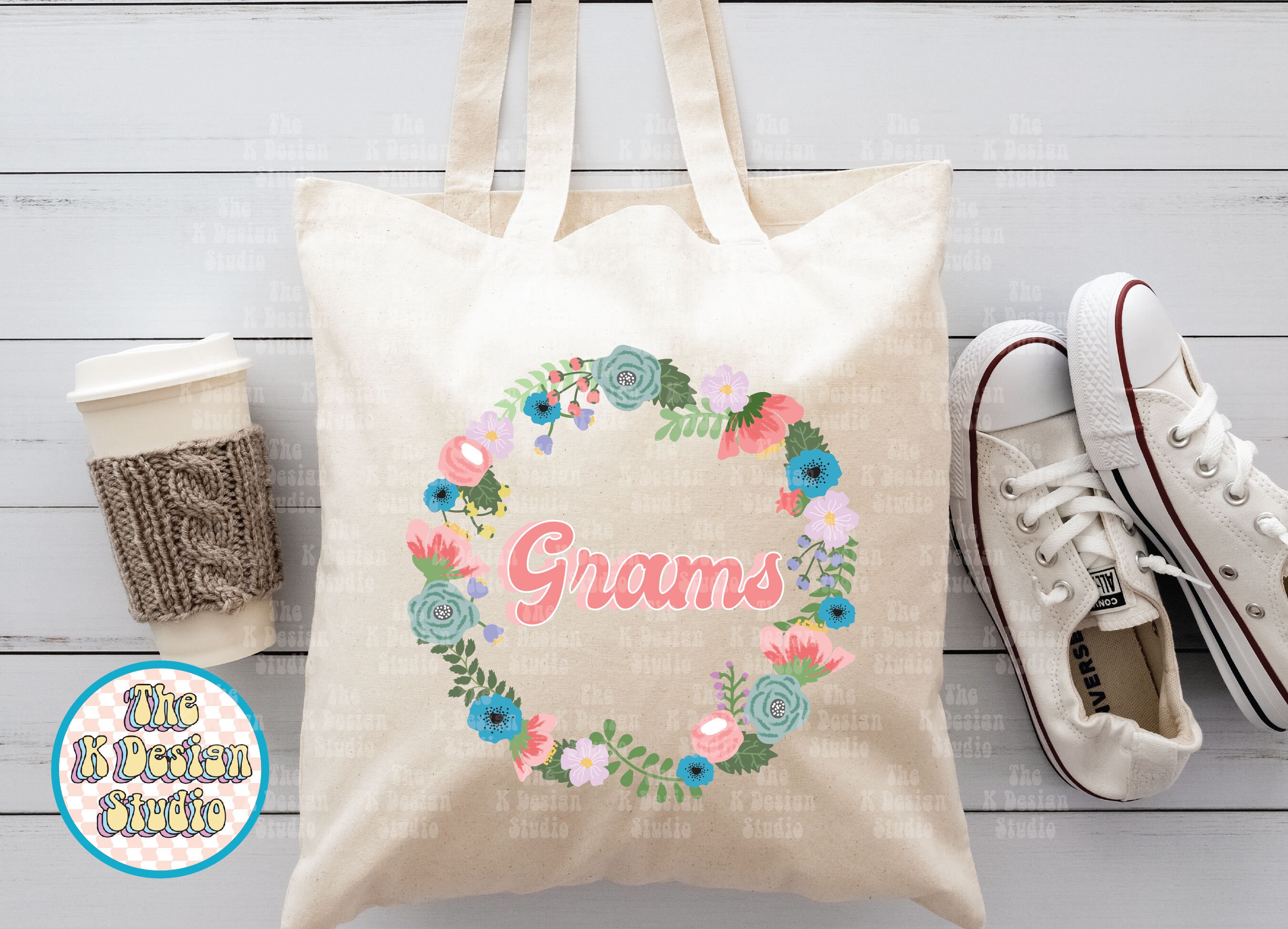 Grams PNG, Floral Grams Png, Floral Grams Design, Digital Download ...