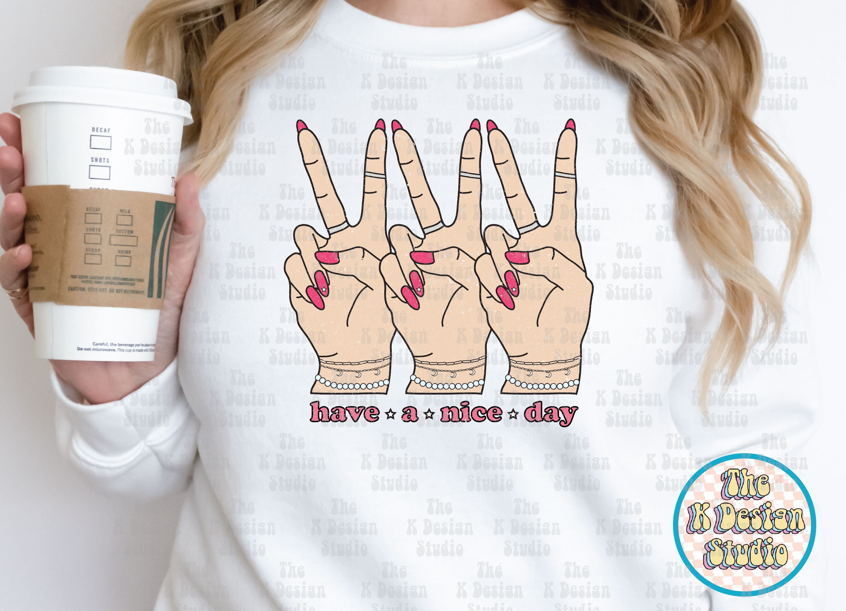 Peace Fingers PNG, Have a Nice Day Png, Peace Shirt Design, Girl Png ...