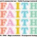 Faith Png, Multi Colored Faith Png, Religious Png Designs, Faith Png ...