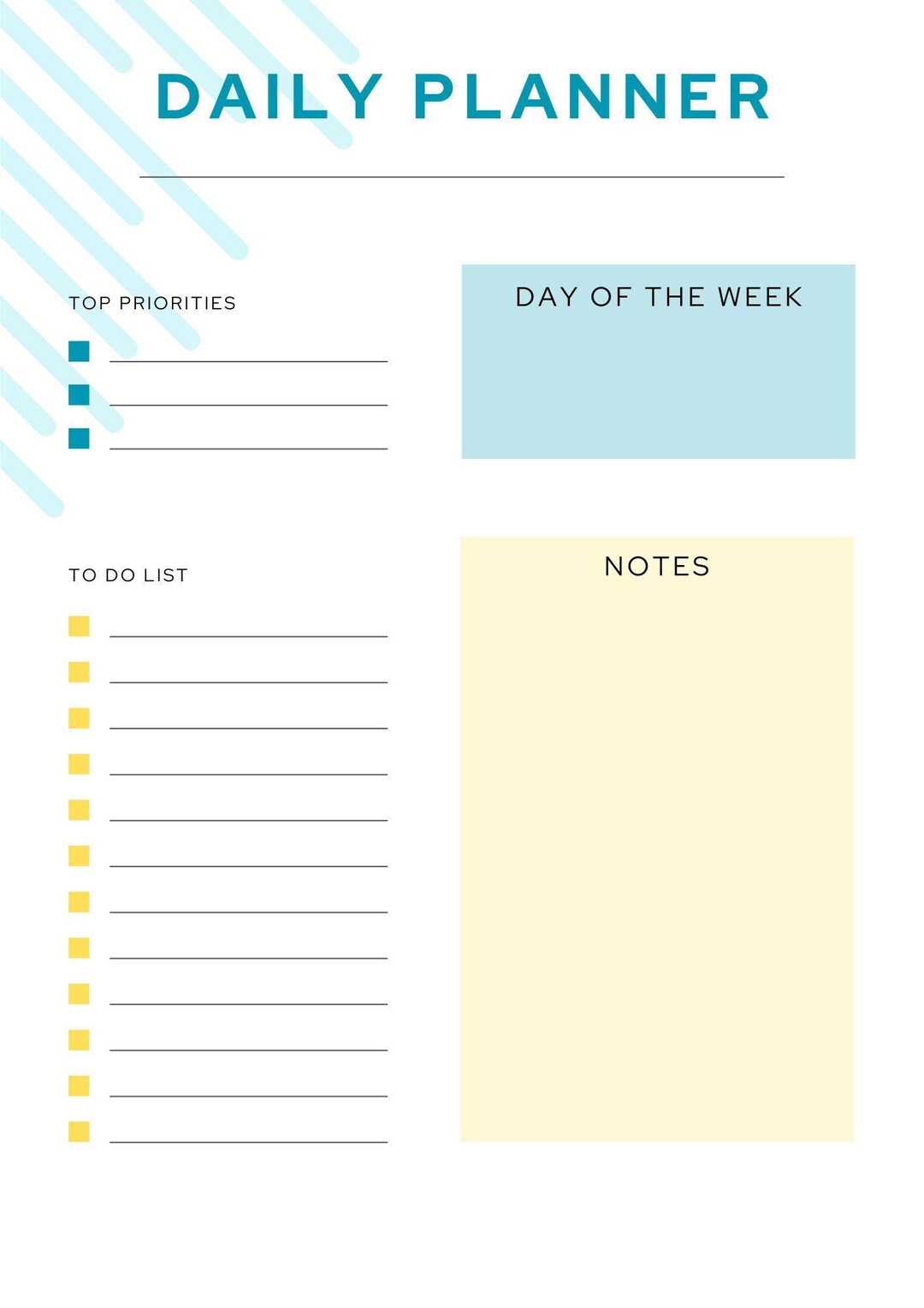 Daily Weekly Monthly Yearly Planner + to Do List Bundle - Etsy
