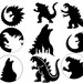 Godzilla Svg Bundle, Godzilla Clipart, High Quality Godzilla Png ...