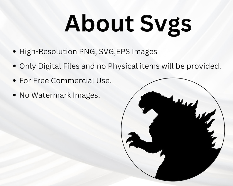 Godzilla Svg Bundle, Godzilla Clipart, High Quality Godzilla Png ...