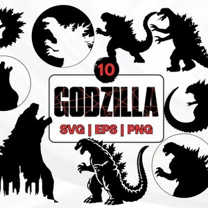 Godzilla Svg Bundle, Godzilla Clipart, High Quality Godzilla Png ...