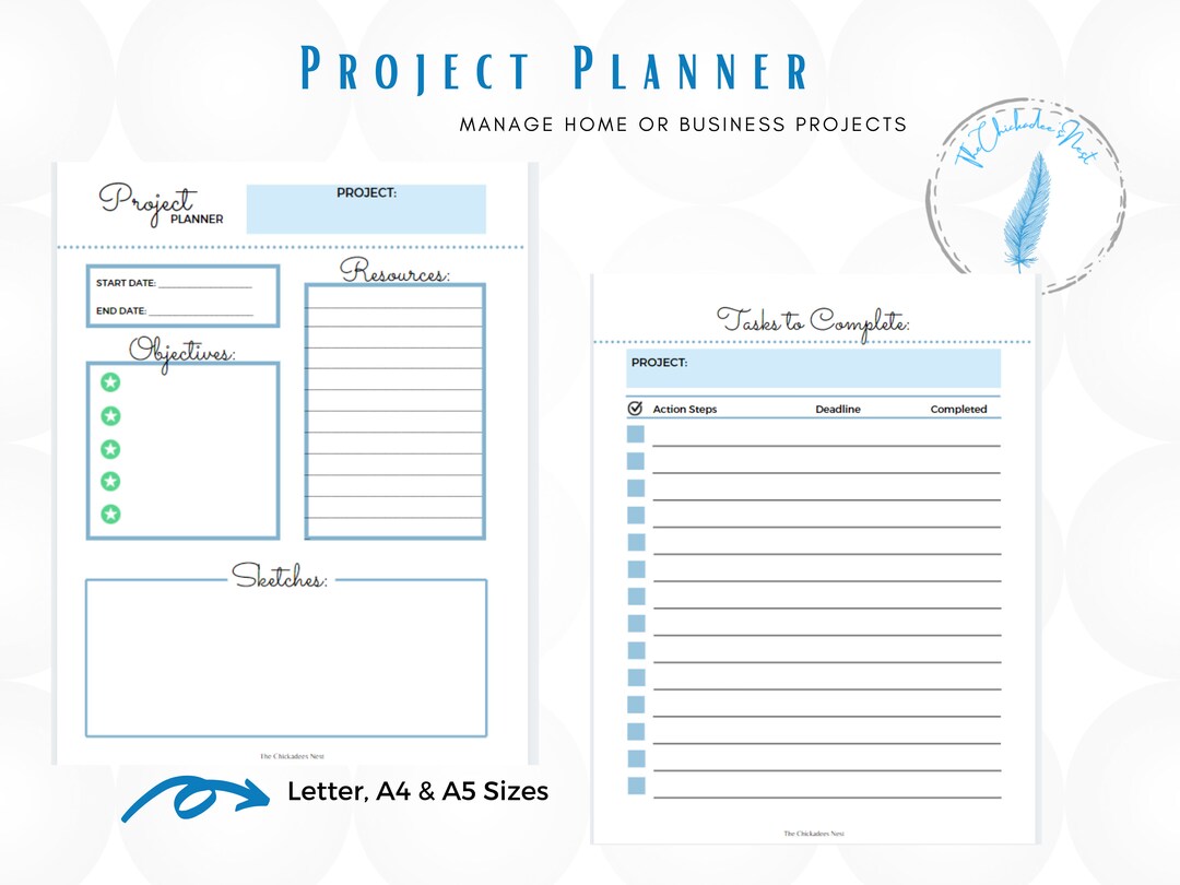 Project Planner | Home Project Planner | Project Planner and Tracker ...