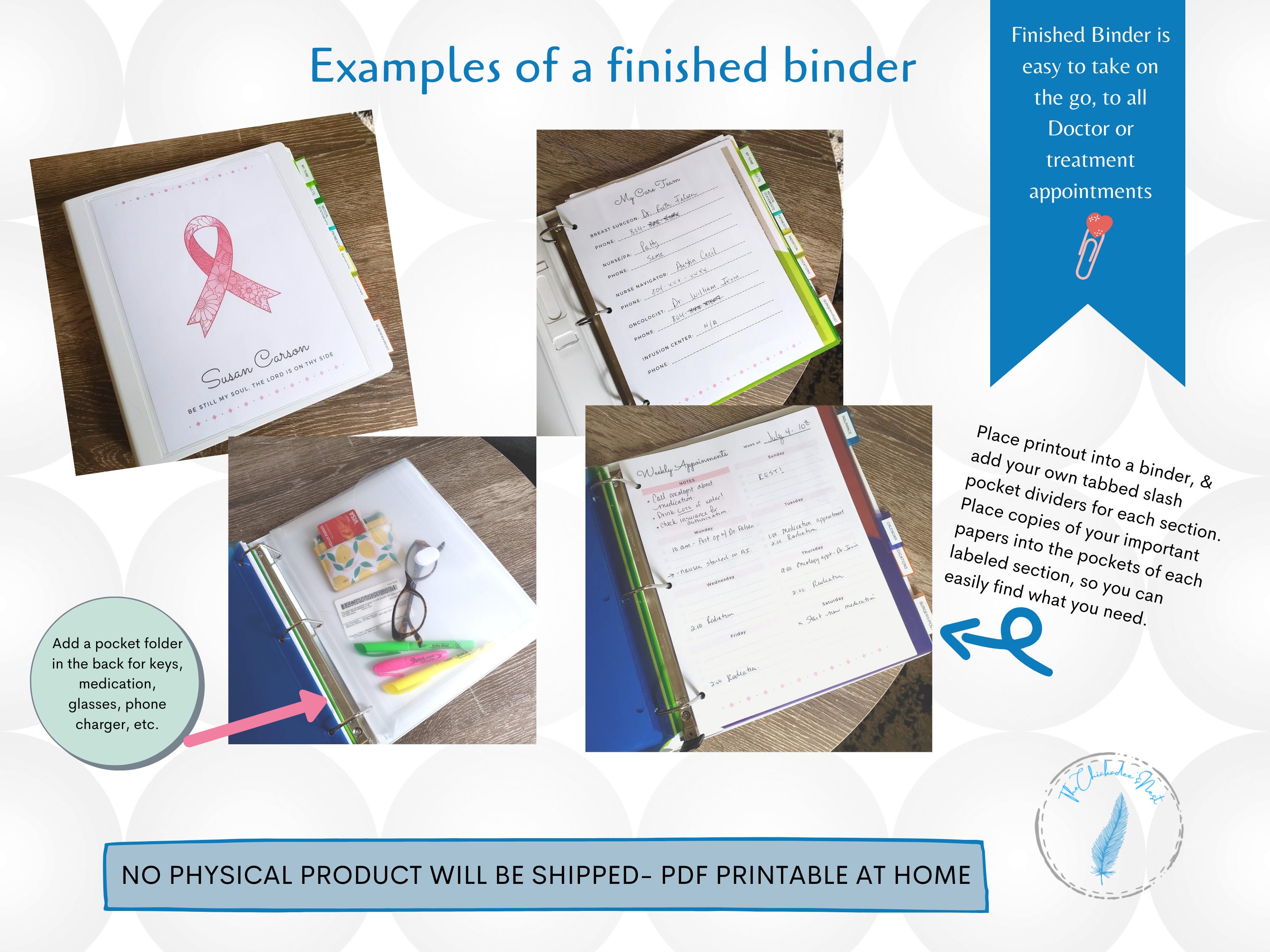 Cancer Keeper PDF Printable Cancer Binder Printable Planner for Cancer ...