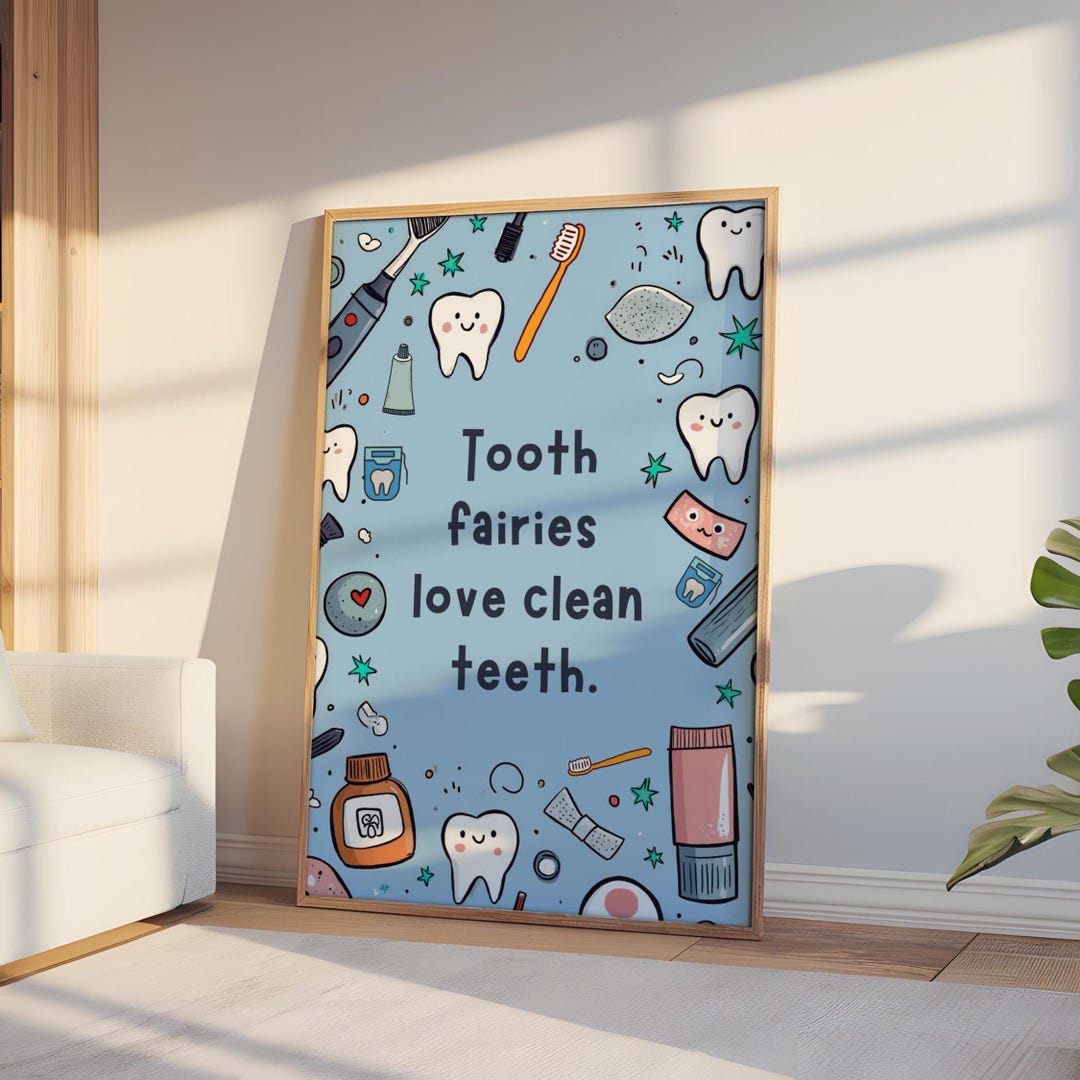 Dentist Quote Printable Dental Art, Pediatric Dental Office Decor ...