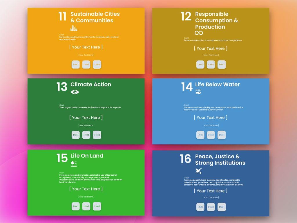 Sustainable Development Goals Powerpoint Template sdgs Interactive ...