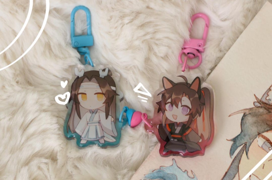 Wangxian Chibi Keychains - Etsy