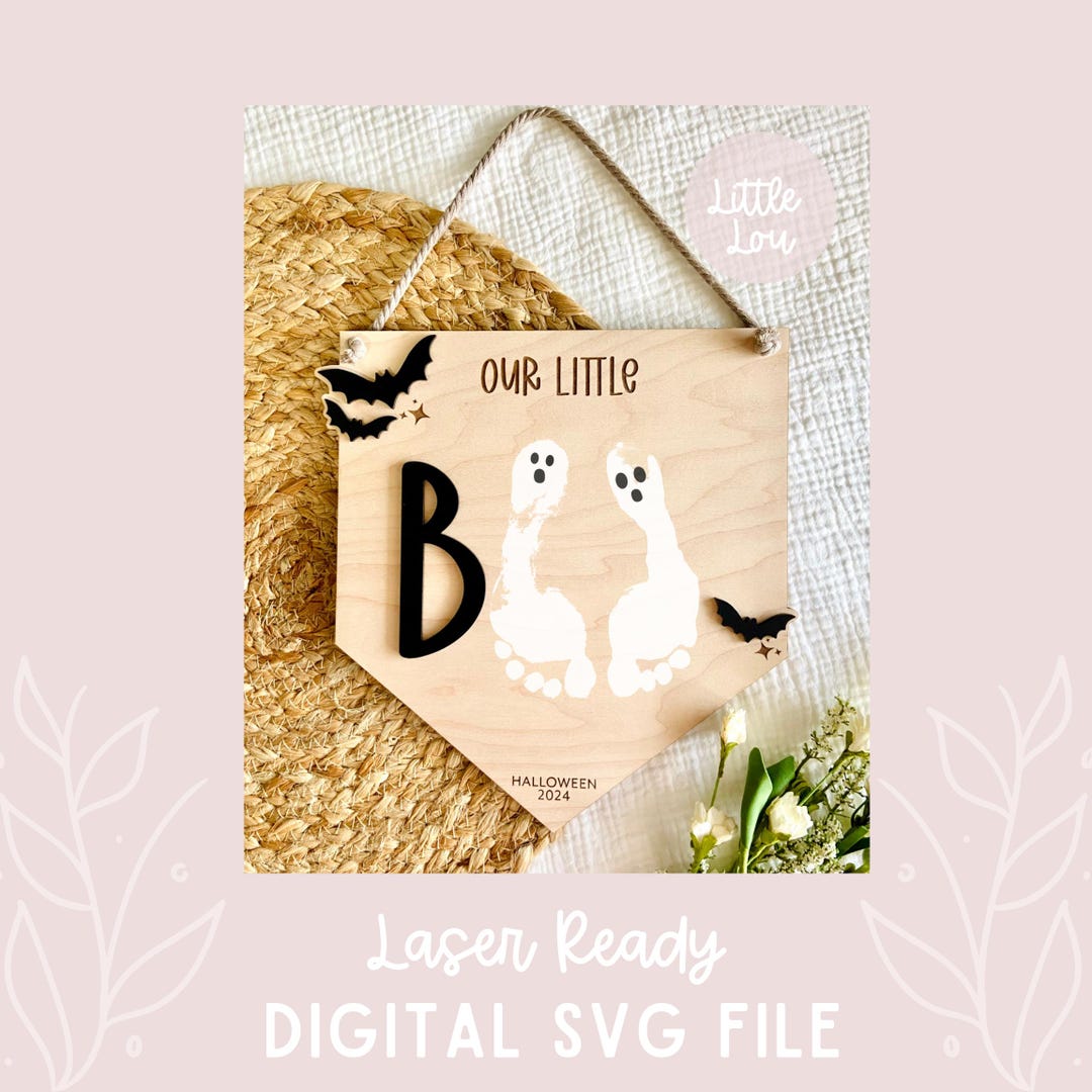 Our Little Boo SVG, Halloween Keepsake SVG, Baby's Frist Halloween ...