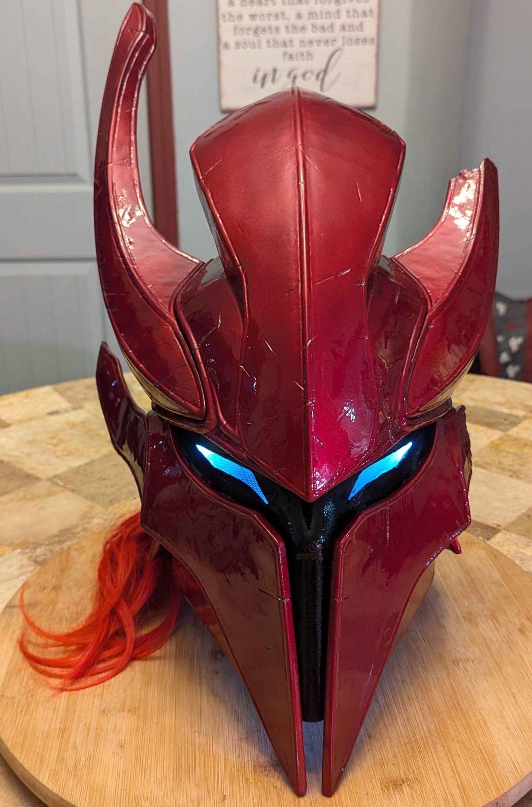 Solo Leveling Igris the Blood Red Helmet With LED Eyes - Etsy