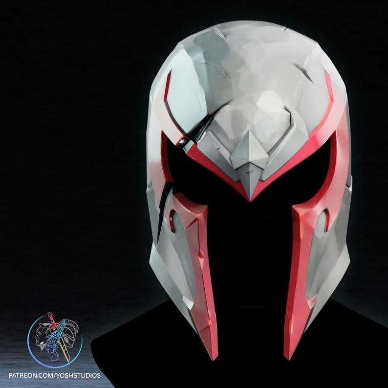 Magneto Helmet Marvel Rivals - Etsy