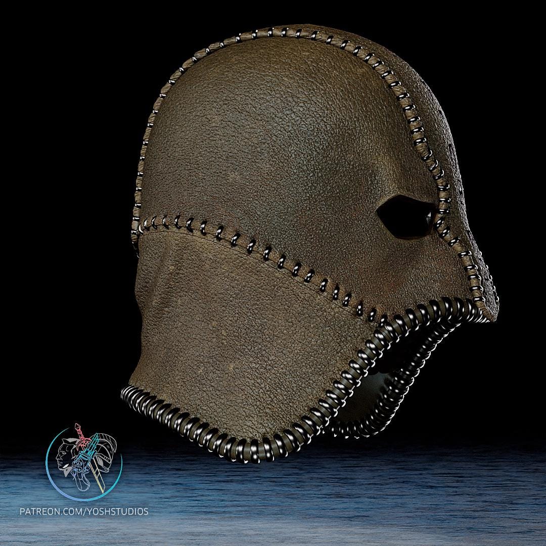 Grey Fox Mask - Etsy