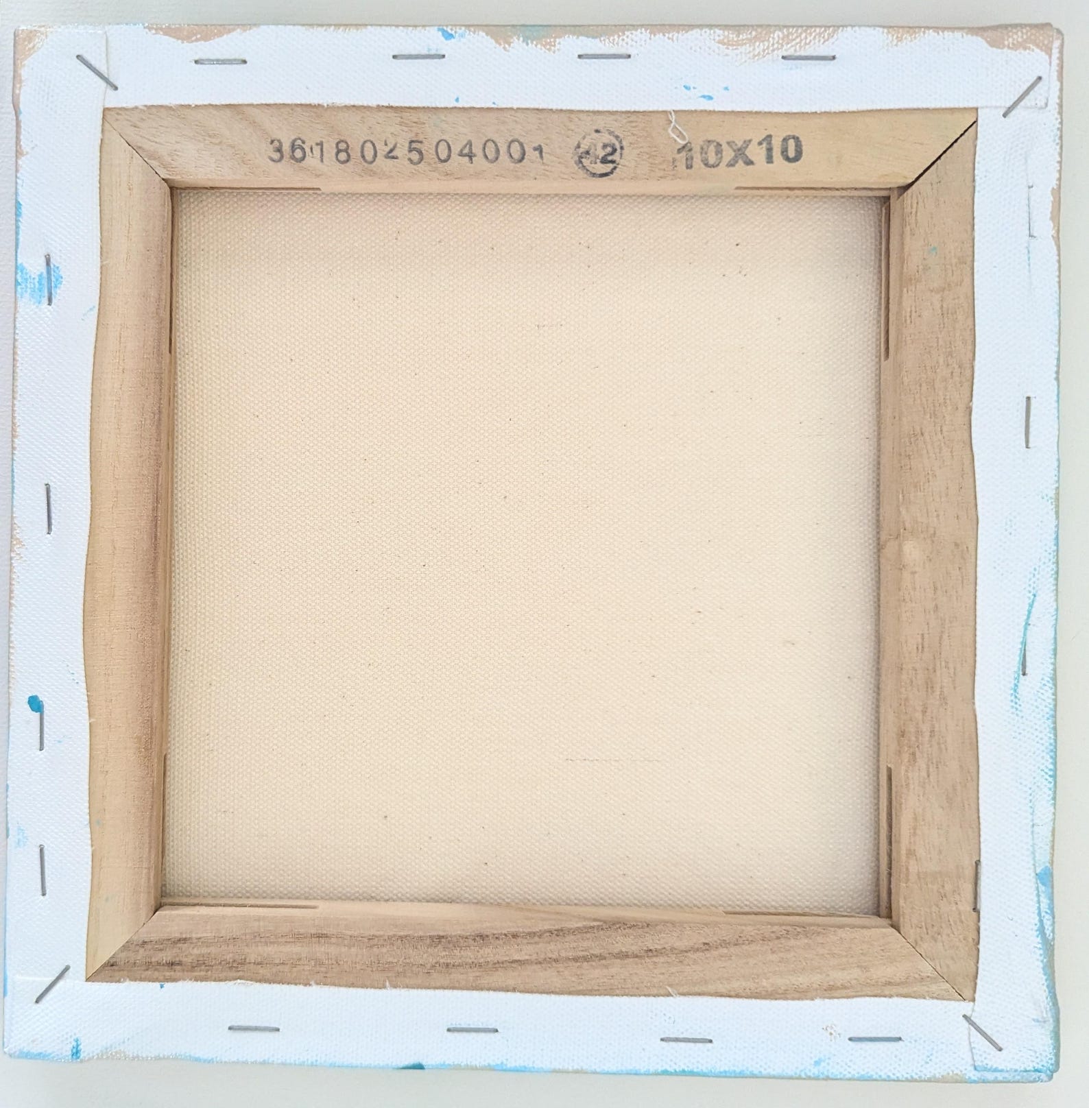 Original Collage Mixed Media Acrylic Painting, 10 X 10 Inches, Canvas ...