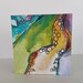 Miniature Abstract Painting, Small Art, 3 X 3 Inches, Whimsical ...