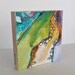 Miniature Abstract Painting, Small Art, 3 X 3 Inches, Whimsical ...