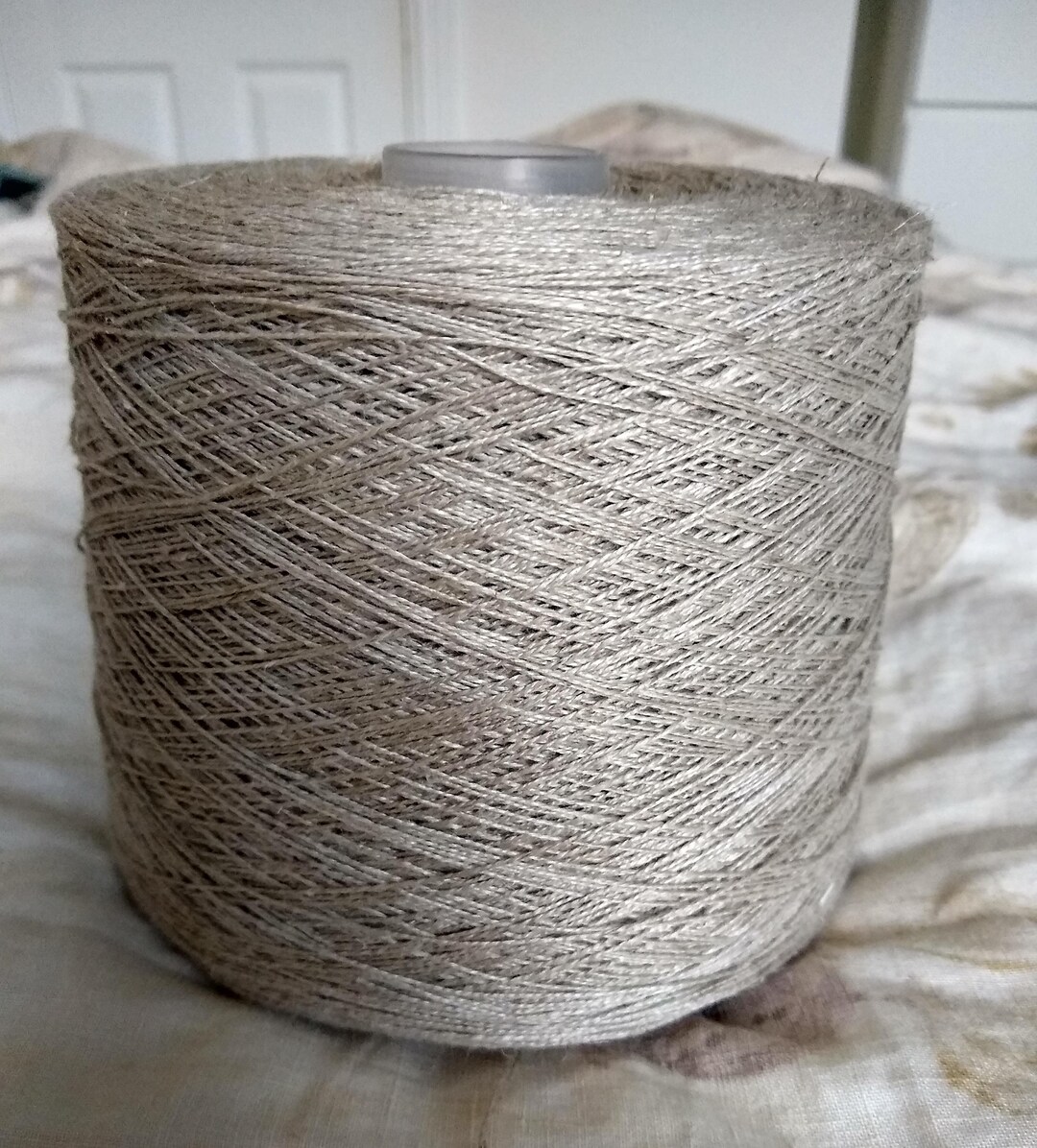 Linen Yarn 2-ply Natural Undyed 760g on Cone, Ideal for Weaving. - Etsy