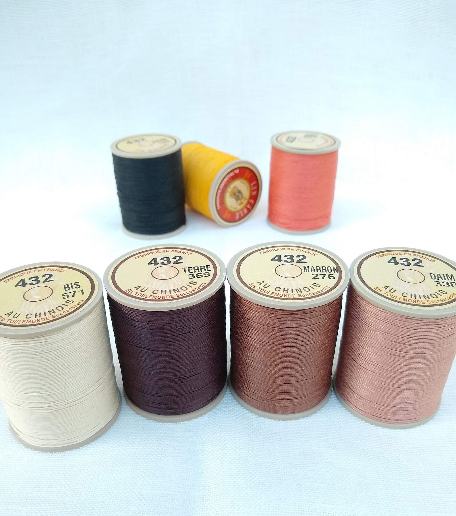 Fil Au Chinois Lin Cable French Corded Waxed Linen Thread No. 432 10m ...