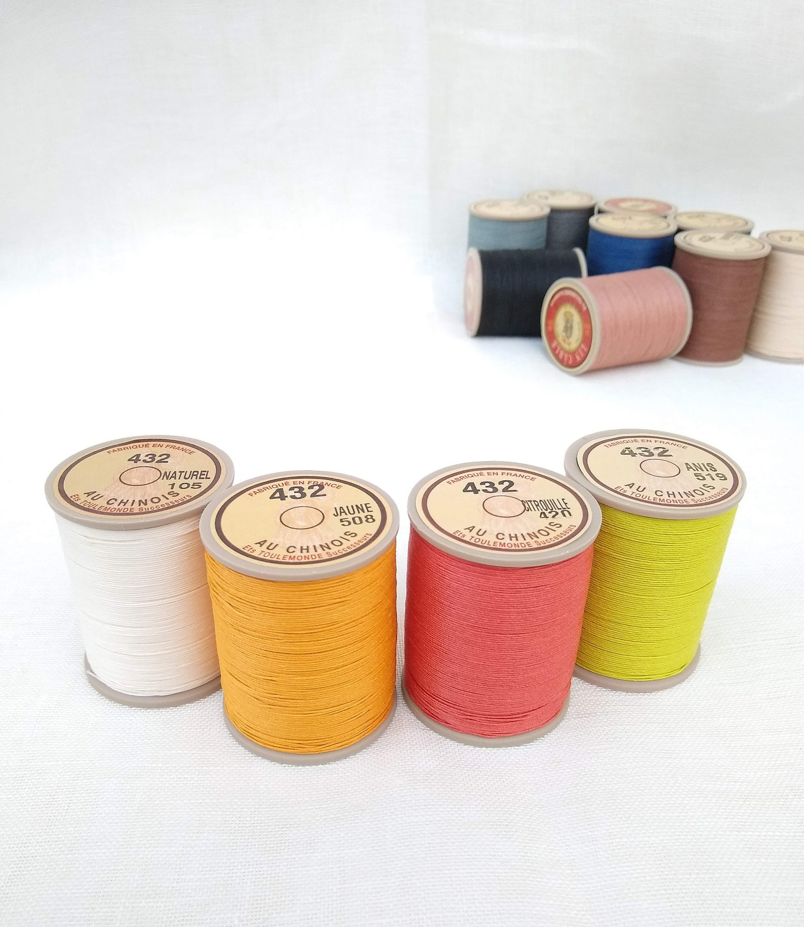 Fil Au Chinois Lin Cable French Corded Waxed Linen Thread No. 432 10m ...