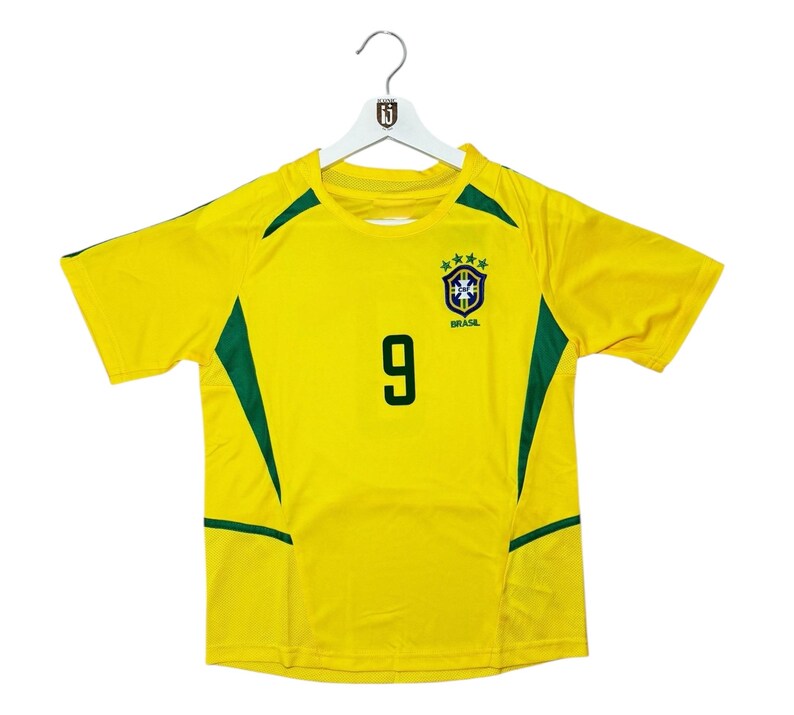 Ronaldo 9 Ronaldinho 11 Brazil 2002 World Cup Kit for Boys and Girls ...