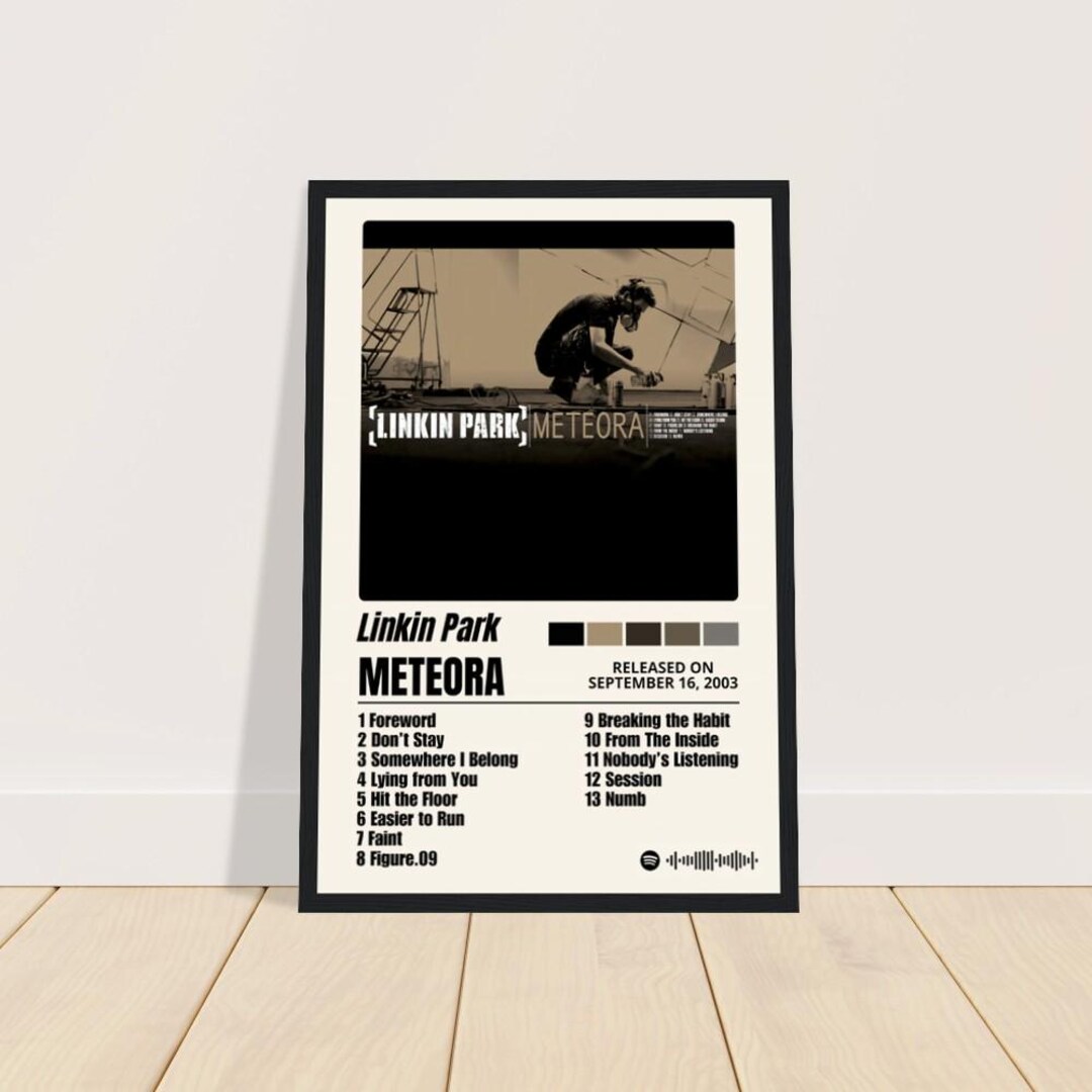 Linkin Park Meteora Premium Poster Made of Matte Paper With High ...