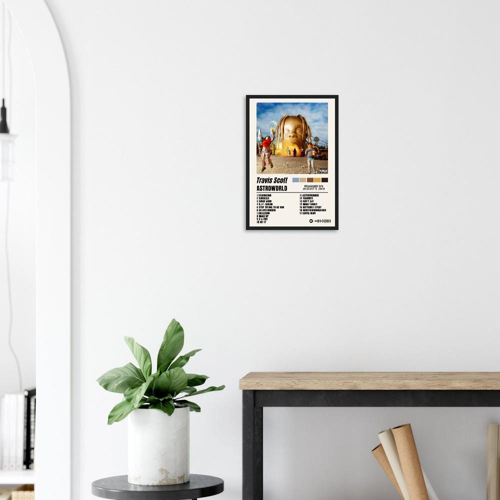 Travis Scott Astroworld Premium Poster on Matte Paper With a High ...