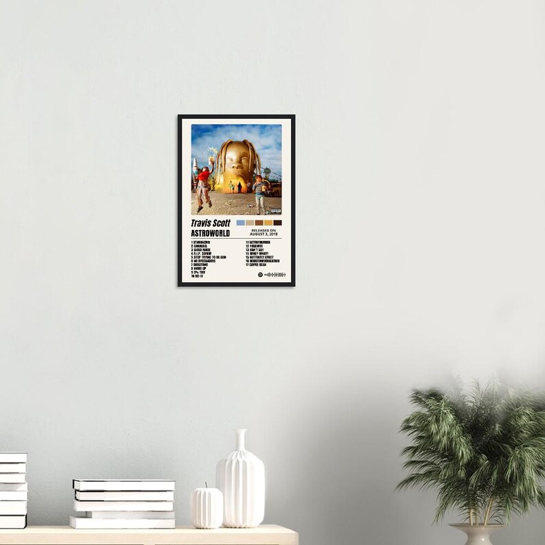 Travis Scott Astroworld Premium Poster on Matte Paper With a High ...