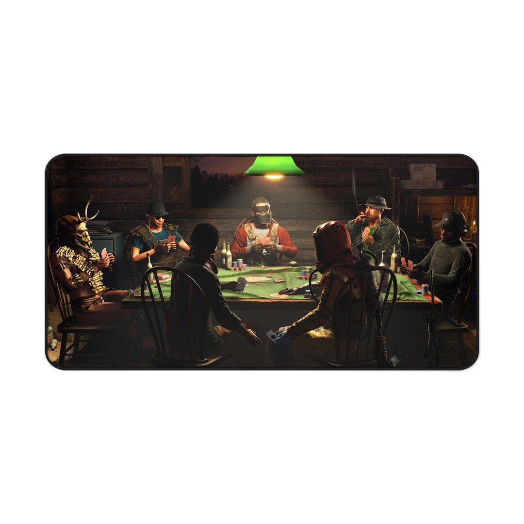 Desk Mat Rust Poker - Etsy