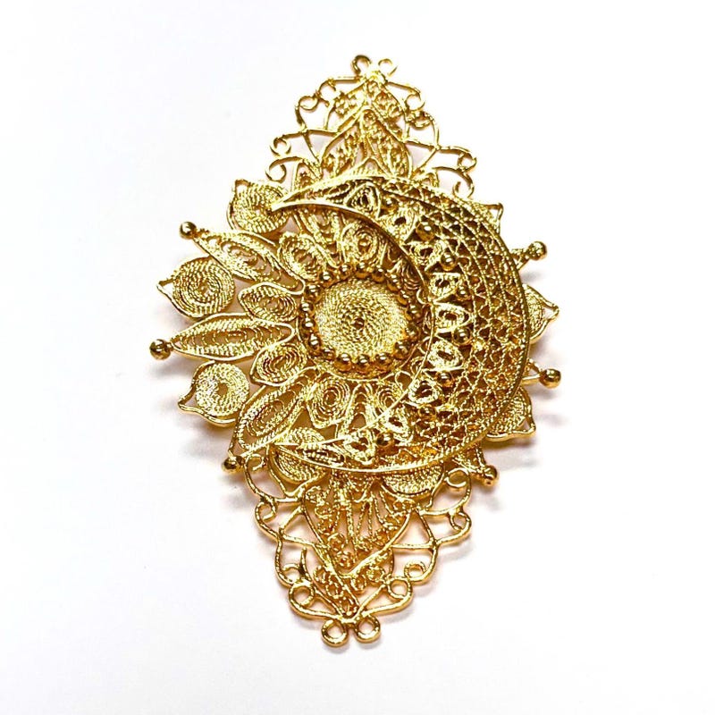 Filigree Brooch - Etsy