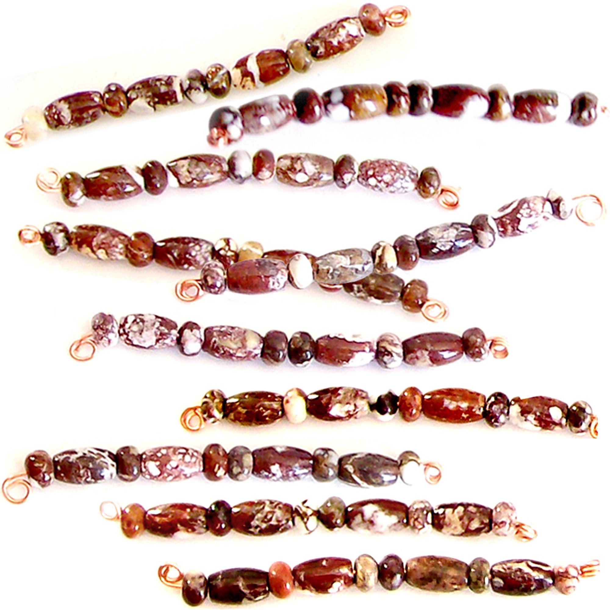 USA | 10 Rare Arizona WILD HORSE Magnesite Beads | 4-6x10mm Tapered ...
