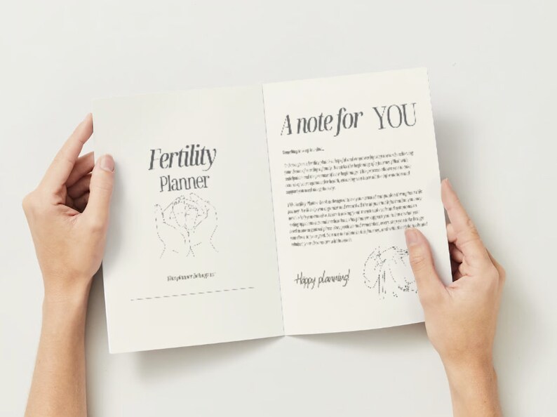 Fertility Tracking Planner - Printable Easy Comprehension Planner for ...