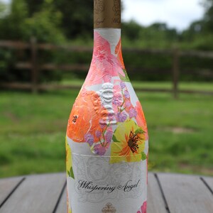Hand Decorated Prosecco/wine Bottles Decoupage Bottles - Etsy